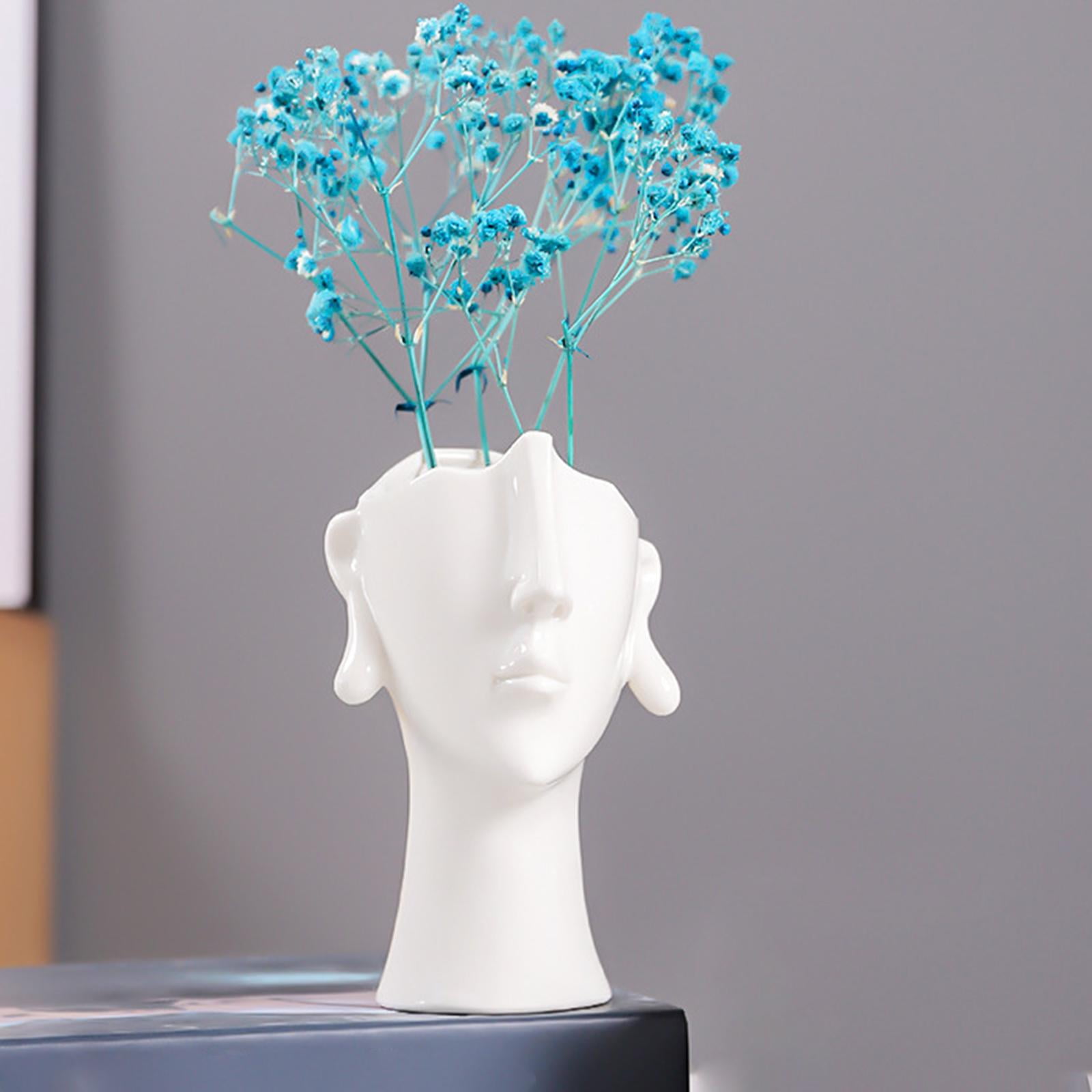 Nordic Simple Ceramic Flower Vase Floral Arrangements Tabletop ...