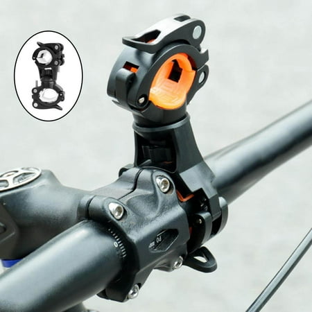 360 Rotation Bicycle Mount Road Bike Plastic Steel Bike Light Holder ...