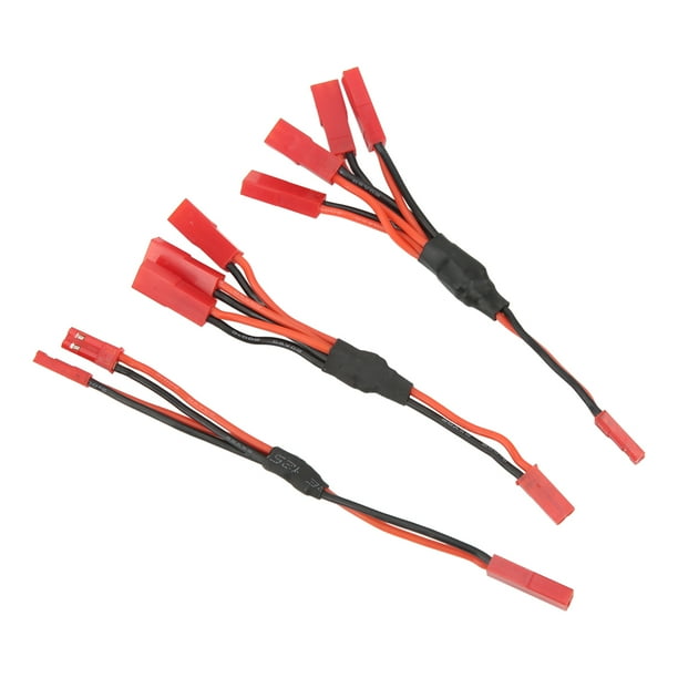 JST Y Parallel Harness, JST Plug Splitter Red Soft Easy To Disassemble ...