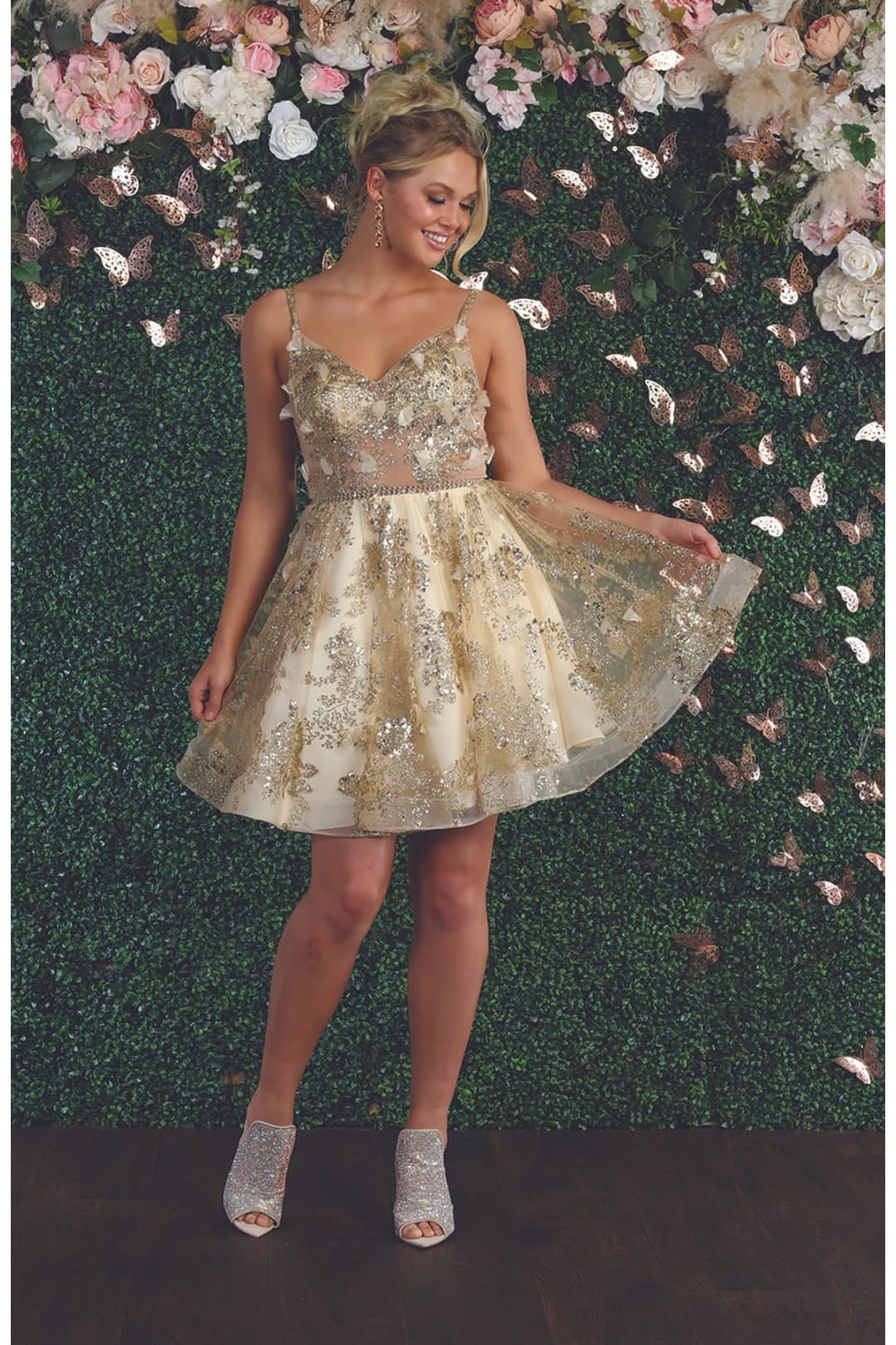 Glitter Short Prom Dress - Walmart.com