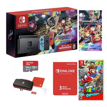 Nintendo Switch Bundle with Mario Kart 8 Deluxe - Walmart.com