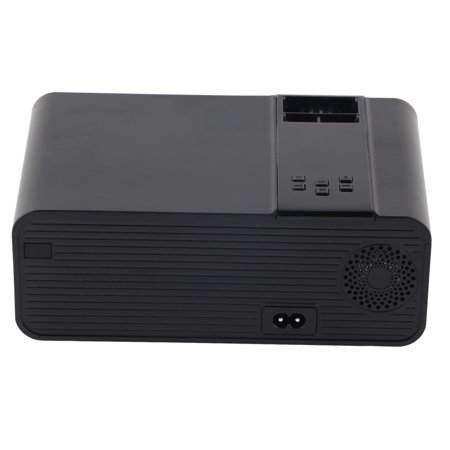 HD Projector, Mini Projector Speaker Black Heat Dissipation 110V-240V ...