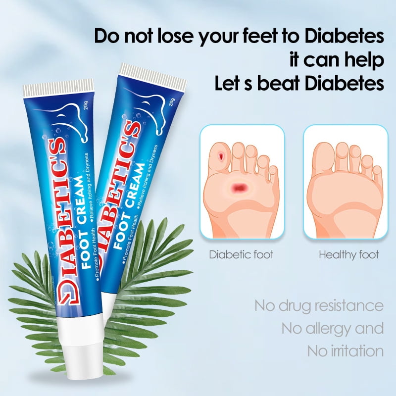 Buy Diabetic's Foot Cream Itchy Foot Care Ointment Improve Skin ...
