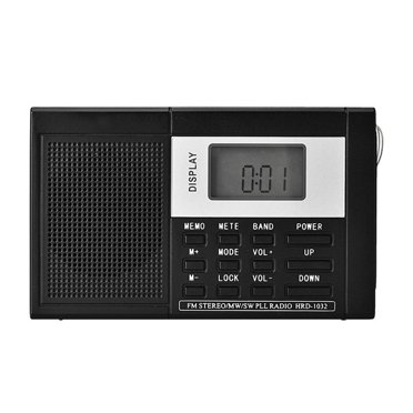 Sangean Portable AM/FM Radio, Walnut, WR2WAL - Walmart.com
