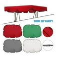 Swing Canopy Replacement, Waterproof Swing Top Cover, Garden Swing Seat ...