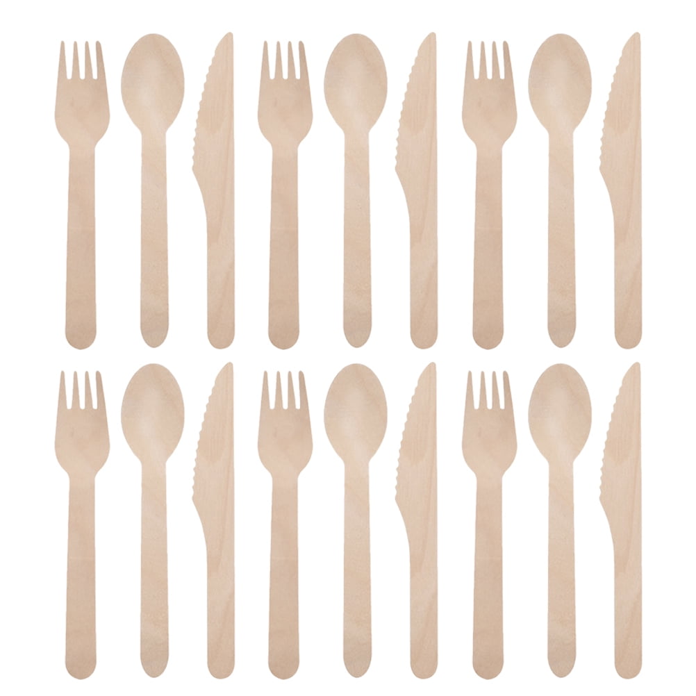 Click here for Etereauty 100pcs Wooden Utensils For Eating Wooden... prices