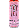 Monster Ultra Zero Sugar, Strawberry Dreams Energy Drink, 12 fl oz, 6 ...