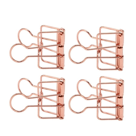 Paper Binder Clips, Easy Use Durable 50Pcs Hollow Binder Clips For Test ...
