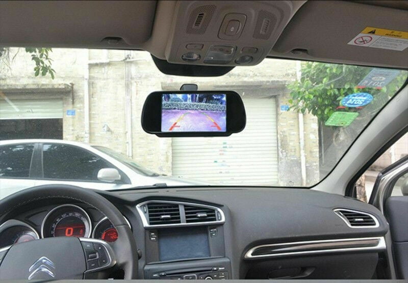 7" LCD TFT HD Screen Car Reverse Rear View Backup Mirror Monitor For ...
