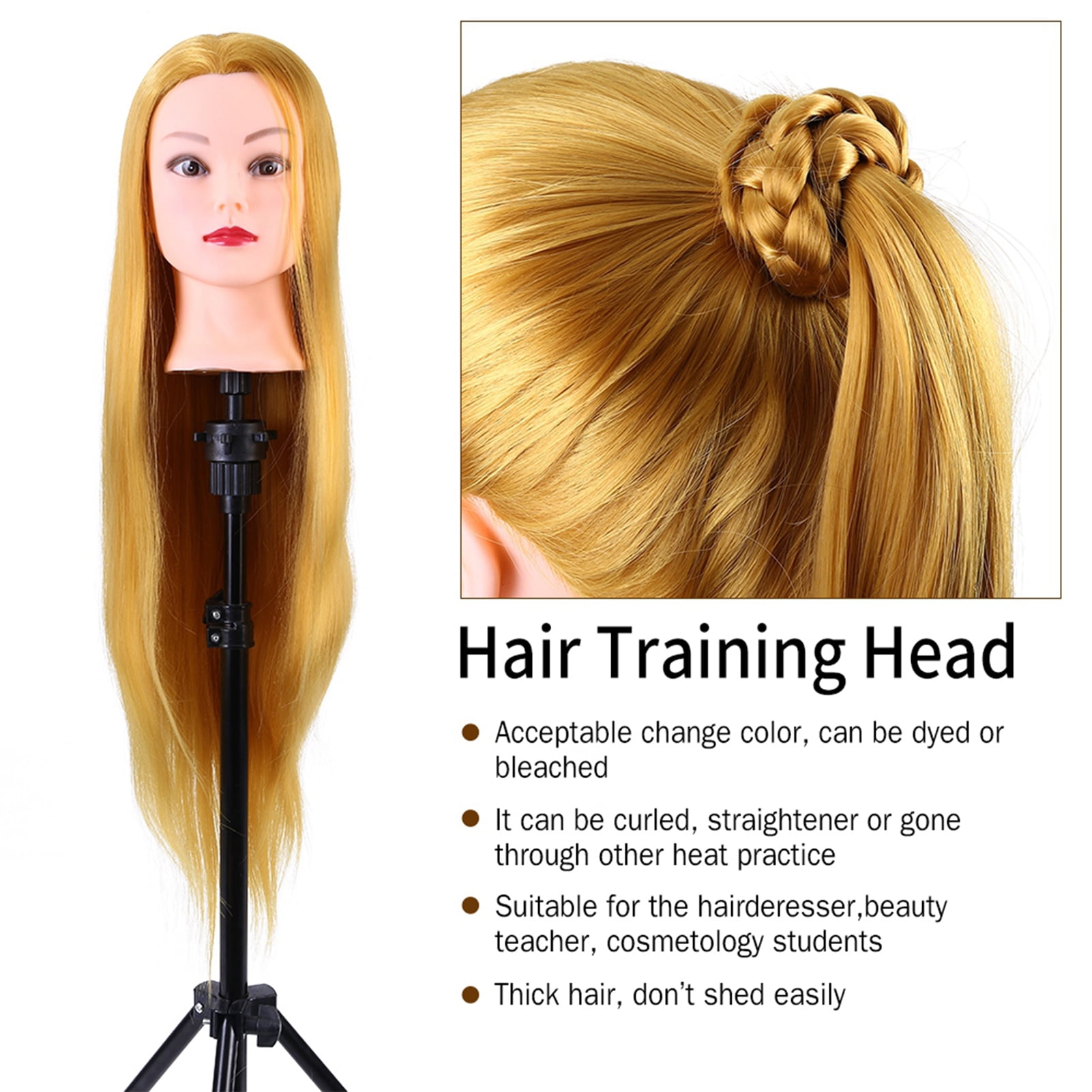 Click here for Zaqw Mannequin Head Hair Styling Training Head  24... prices