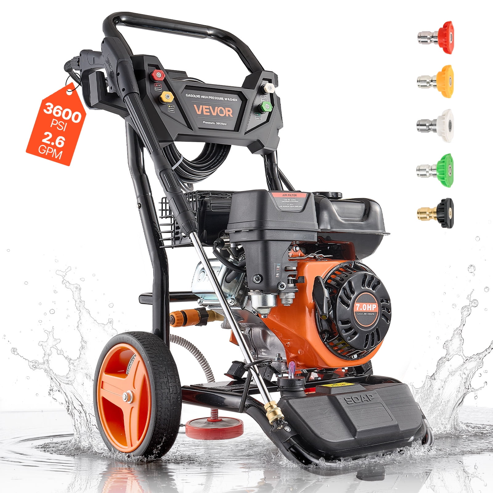 Click here for Vevor Gas Pressure Washer 3600 Psi And 2.6 Max Gpm... prices