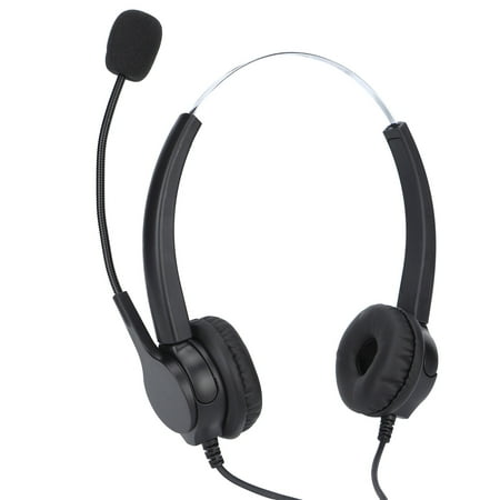 ANGGREK Call Center Headset, 330° Rotating Earmuffs Operator Earphone ...