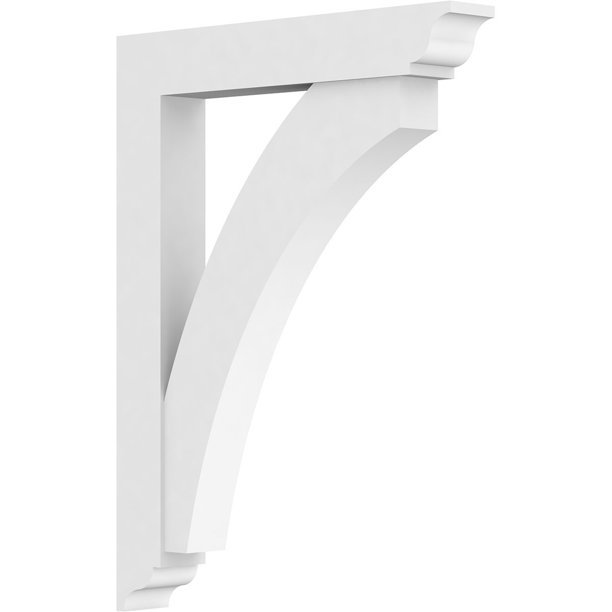 3"W x 24"D x 32"H Standard Thorton Architectural Grade PVC Bracket with ...