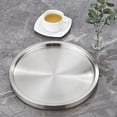16.3"x11" Large Stainless Steel Serving Platters, Heavy-Duty ...