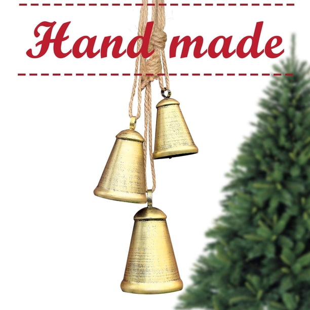 Christmas Bells，Handmade Rustic Christmas Bells, Vintage Iron Bells ...