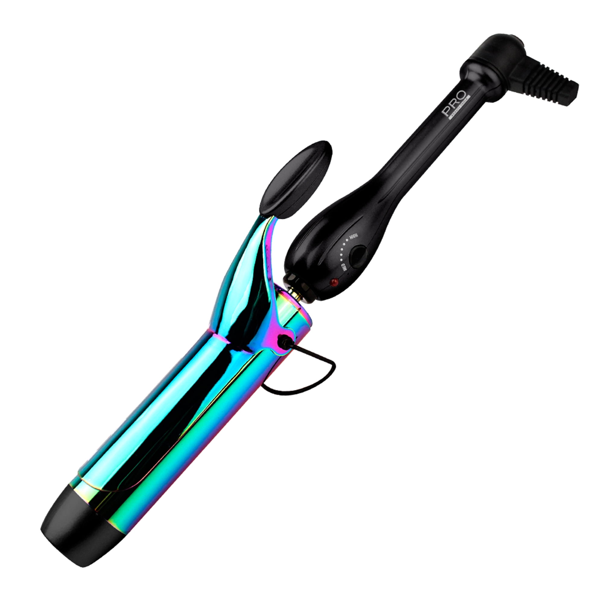 Pro Beauty Tools 24-Hour Curls Professional Iridescent Curling Iron, 1 ...