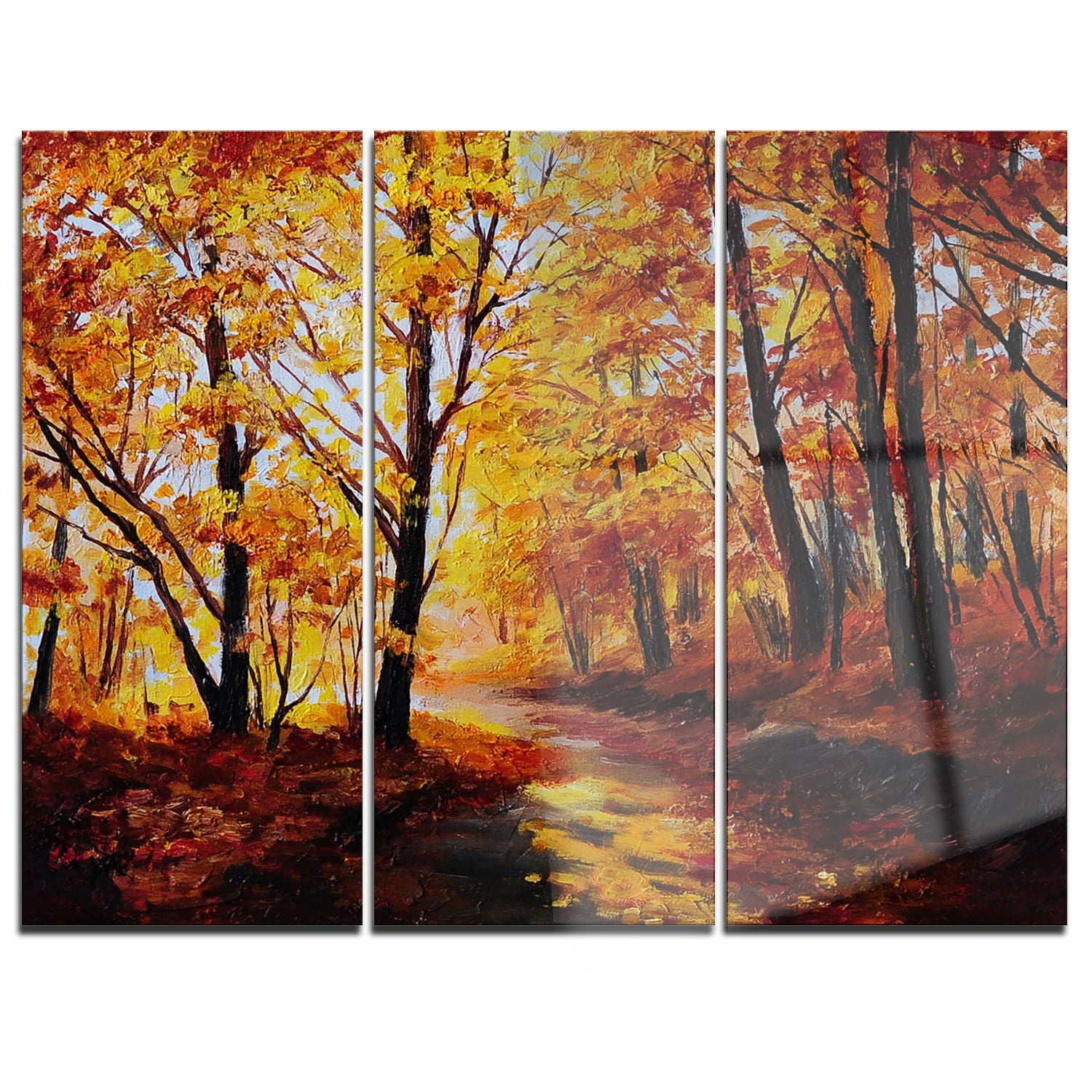 Click here for Designart Design Art Forest In Autumn Multipanel L... prices