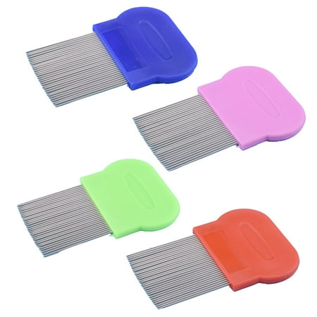 Flea Combs Metal Needle Brush Stainless Deworming Multi-color Deworming ...