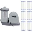 Intex Krystal Clear 2500 GPH Filter Cartridge Pump with Timer for ...