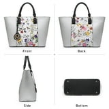 MKP Women Large-Medium Two Tone Handbags, Fashion Satchel Work Tote Bag ...