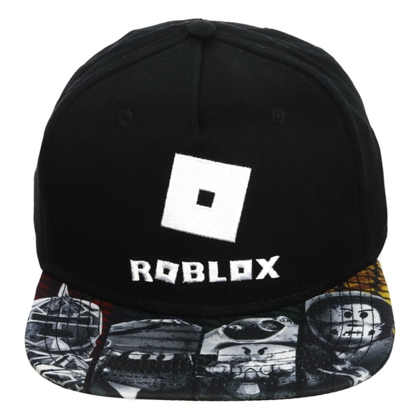 Roblox Kids Youth Logo Black Snapback Hat - Walmart.ca