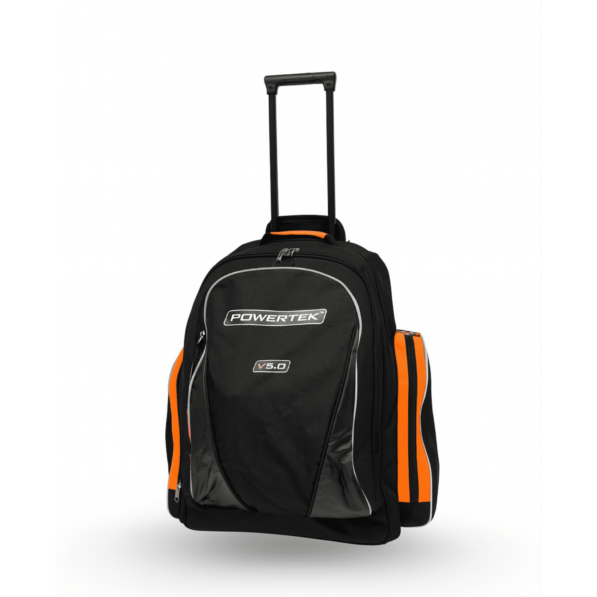 Click here for V5.0 Powertek Rolling Backpack Bag - Orange prices