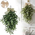 1PC Olive Teardrop Wall Wreath Household Doorplate Wall Plate For ...