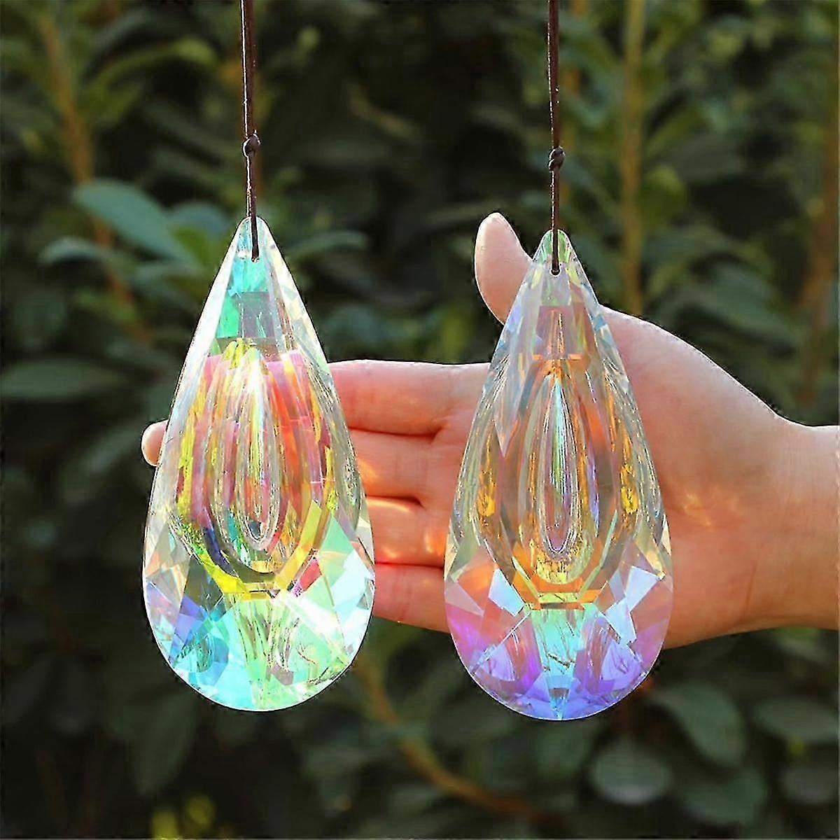 Click here for Luoshangyuan 120mm Crystal Suncatcher  2 Pack Larg... prices