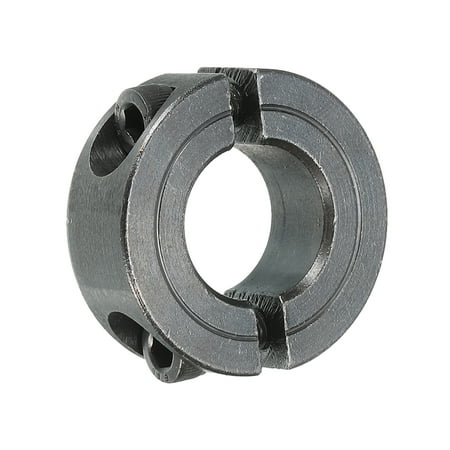 Uxcell Shaft Collar 0.71 Inch Bore Double Split Carbon Steel Clamping ...