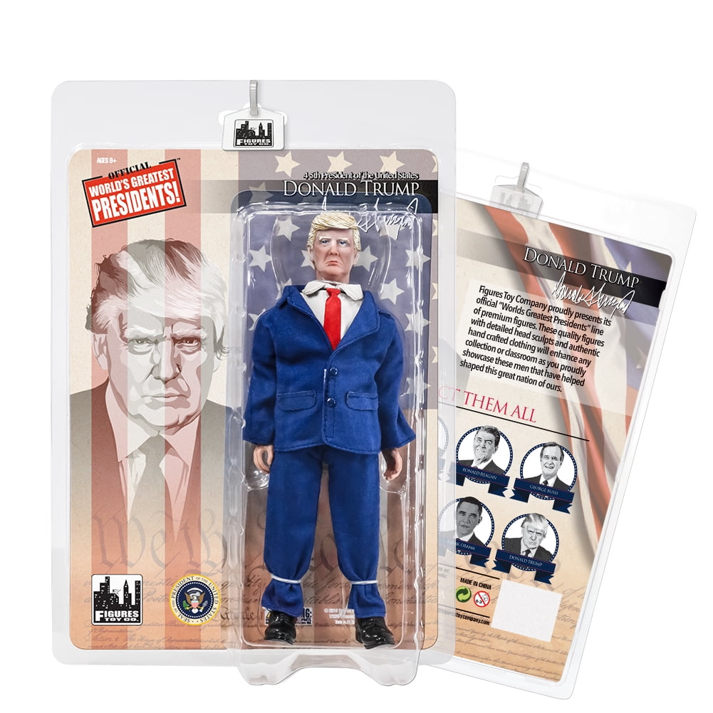 US Presidents 8 Inch Action Figures Series: Donald Trump [Blue Suit ...