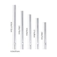 Squalise 25pcs Aluminum Wind Chime Tubes for Outdoor Hanging ...
