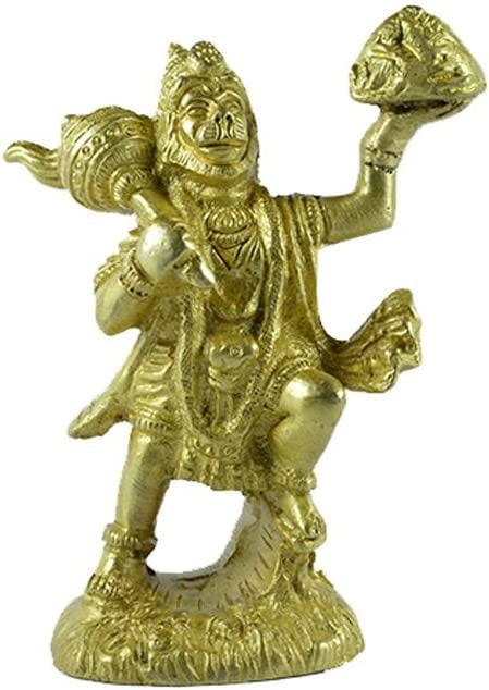Royal Handicrafts Brass Lord Hanuman - Walmart.com