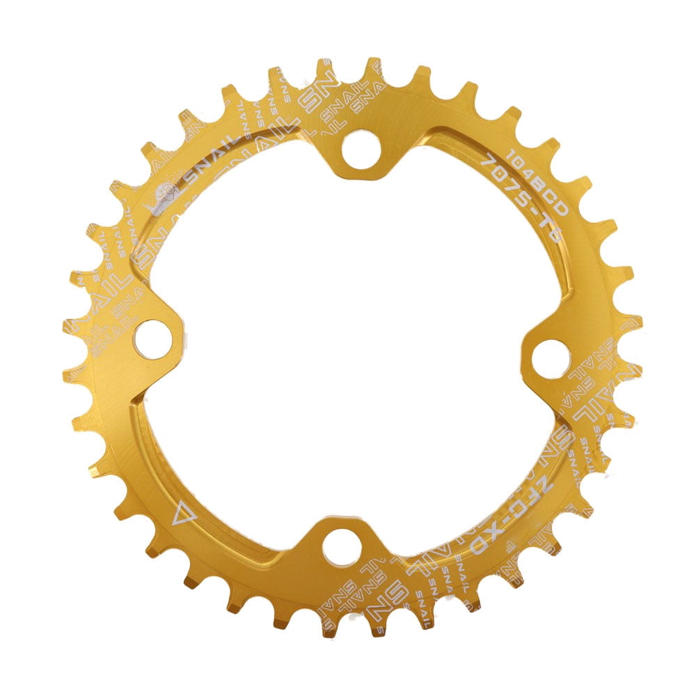 SNAIL Bike Chainring 104BCD Round for MTB Mountain Bike Narrow Wide Tooth Ultralight 30T 32T 34T ...
