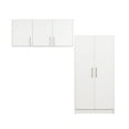 Prepac White Elite Utility Storage Cabinet Set E - 2 Pieces - Walmart.com