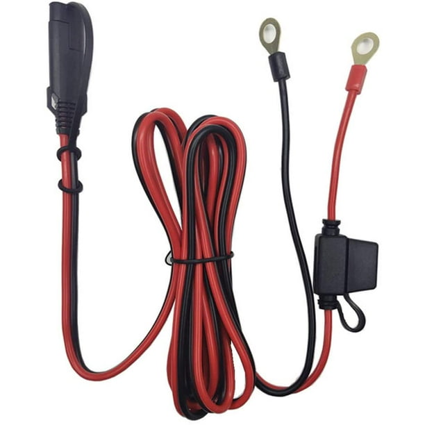 SAE O Ring Terminal Harness - 7FT y Charging Cable Ring Terminal Wiring ...
