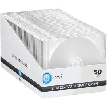 Innovera IVR81900 Slim Cd Case - Clear (25/Pack) - Walmart.com
