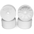 DE Racing -PT4-8W Speedline Plus Truggy Wheels for 1/8 Truggy / WHITE ...