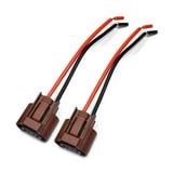 Wire Pigtail Female U 9006 HB4 Two Harness Fog Light Socket Connector ...