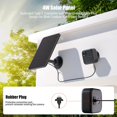4 Pack Solar Panel for Camera 2K+/4, 4W Solar Panel Charger Compatible ...