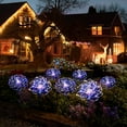 Solarera Outdoor Solar Fireworks Light 120 Led Light Source 8 Flashing