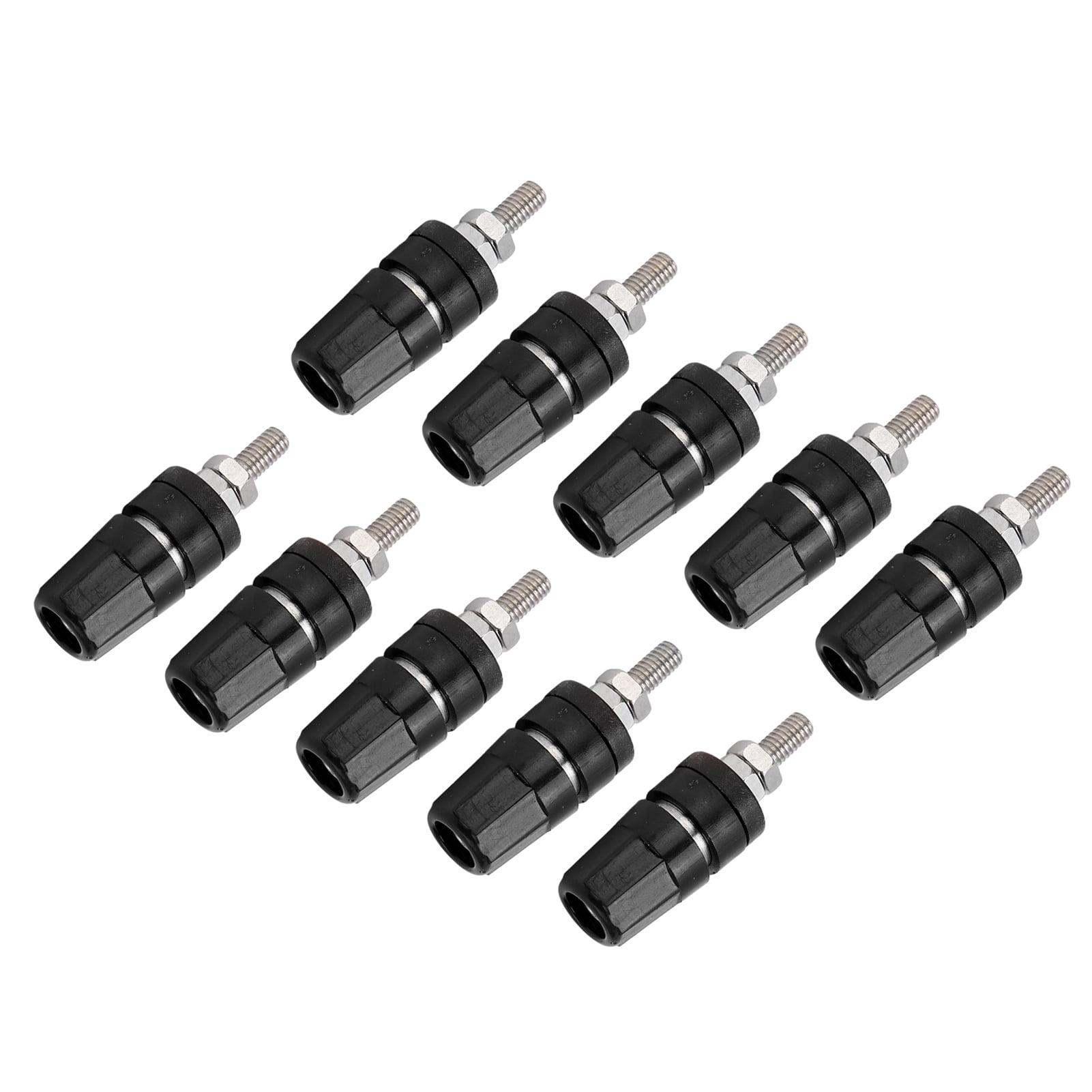 Terminal de unión 4.0mm Bling Bling 24.320 Conector tipo banana Negro ...