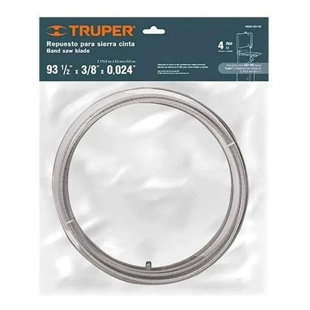 Repuesto Sierra Cinta 14'' 1 Hp 4 Dpp Truper 16287 R93X4-SCI-14E | Bodega Aurrera en línea