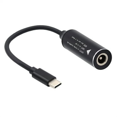 JSER DC Jack 7.4x5.0mm Input to USB-C Type-C Power Plug Charge Cable ...