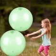 Giant Bubble Ball Reusable Water Bubble Ball with Straw, Inflatable ...