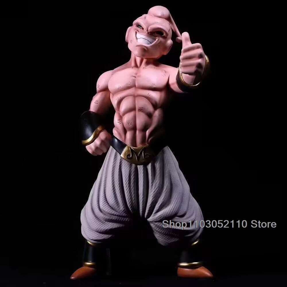 Figura de Dragon Ball Z Majin Buu Tattoo, muñeco de pie Super Buu, colección de modelos ...