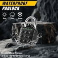 Combination Lock for Locker - 6-Digit Combo Lock Waterproof Smart ...