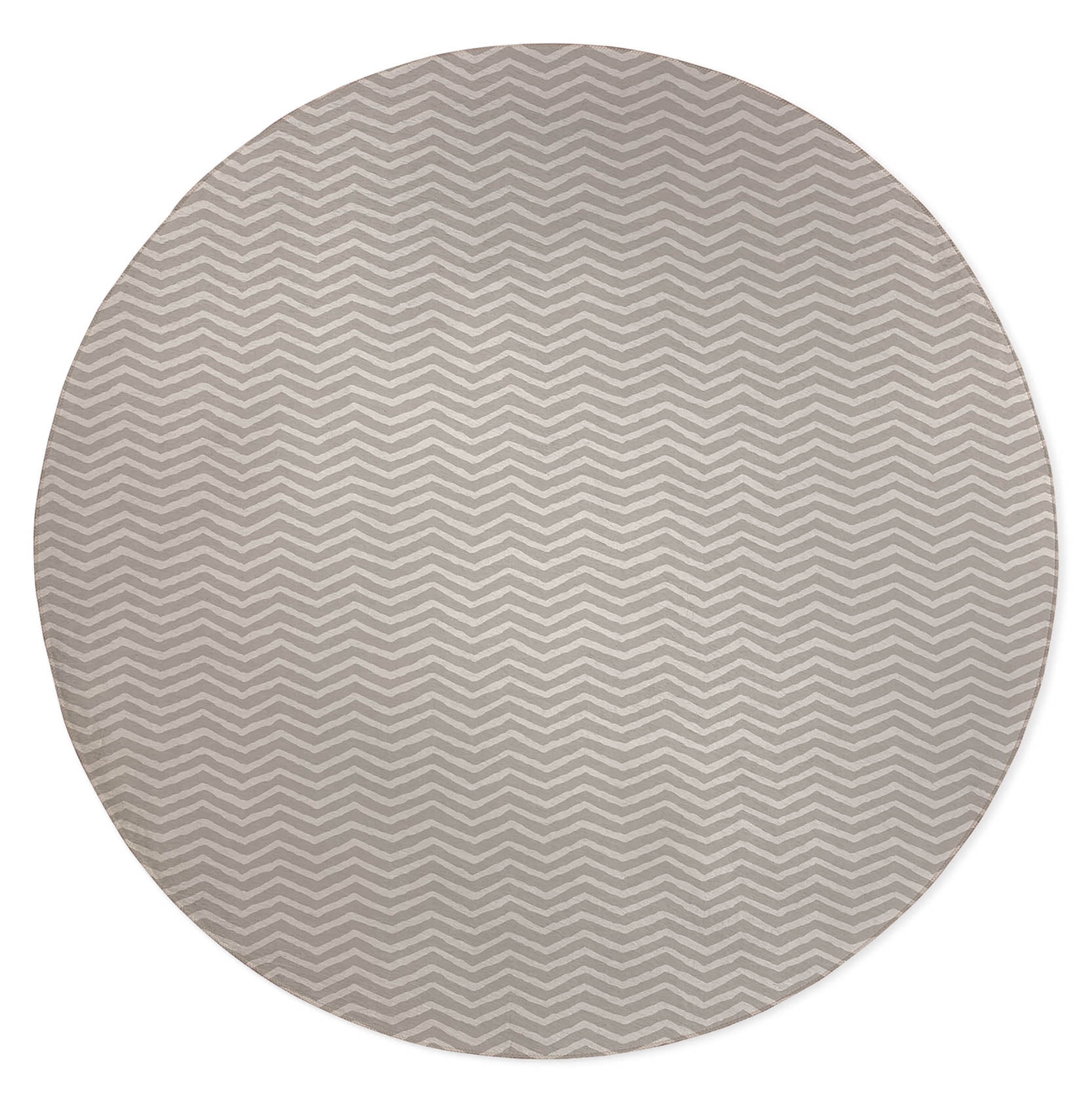 BULA ZIG FLOWER BORDER TAUPE Indoor Floor Mat By Kavka Designs ...