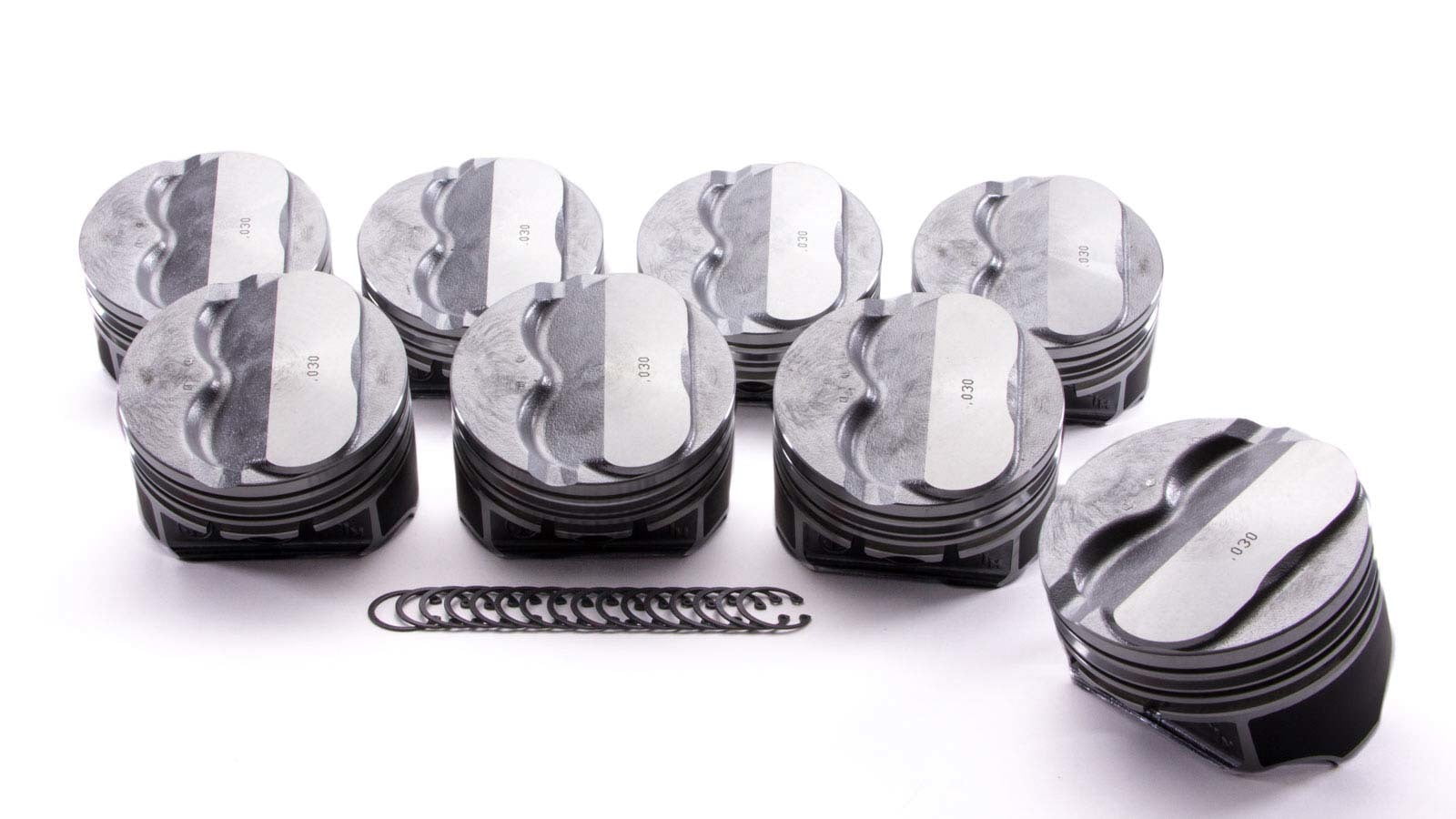 SBC Domed Piston Set 4.030 Bore +4cc - Walmart.com