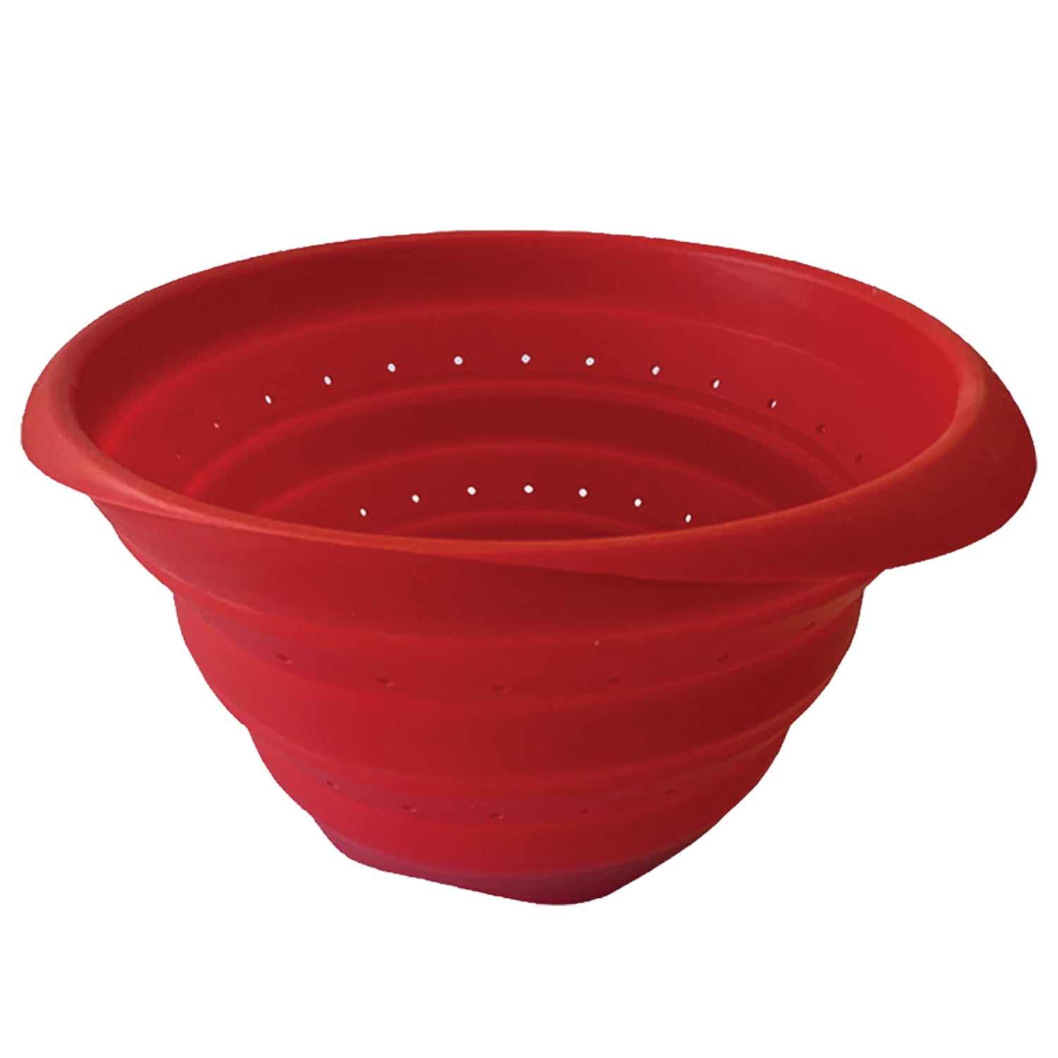 Better Houseware 732/R 4-Qt. Collapsible Silicone Colander (Red ...