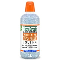 TheraBreath Whitening Alcohol-Free Mouthwash, Fresh Breath Mouthrinse ...